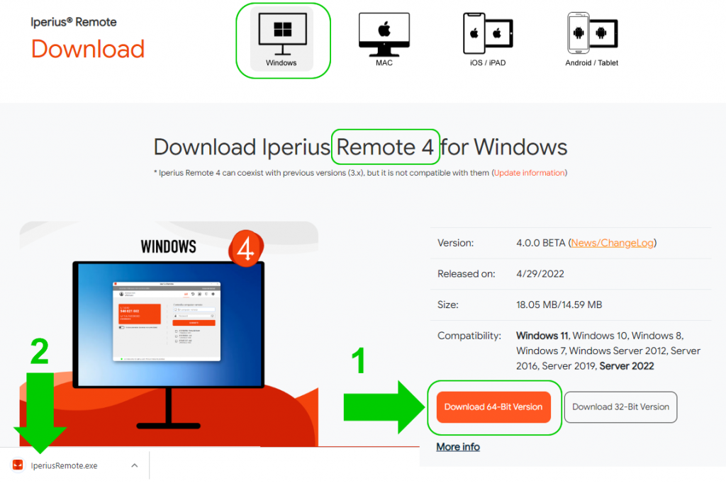 Aggiornamento a Iperius Remote 4